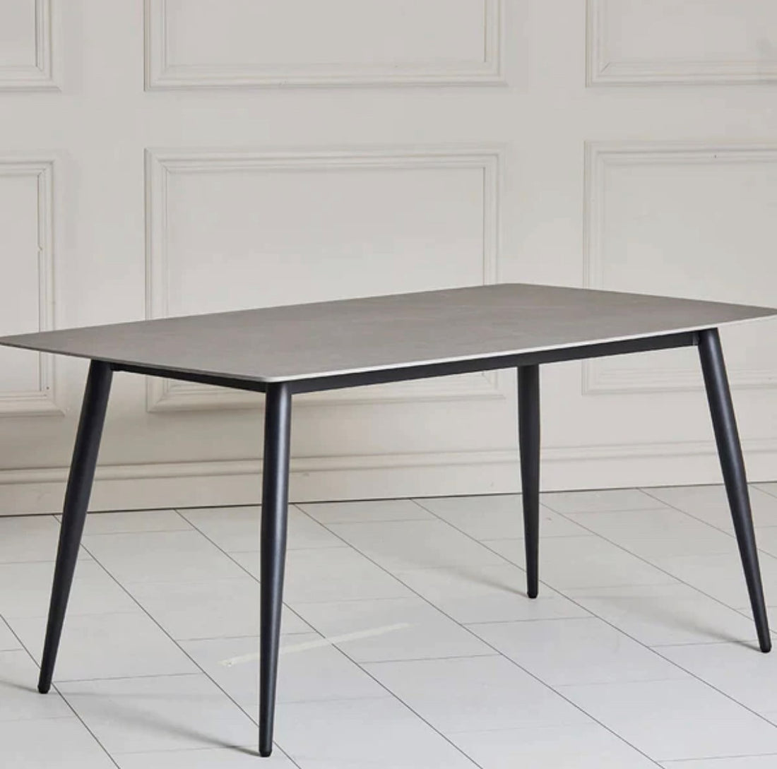 Dark Grey Dining Table – Essex Discount Furniture
